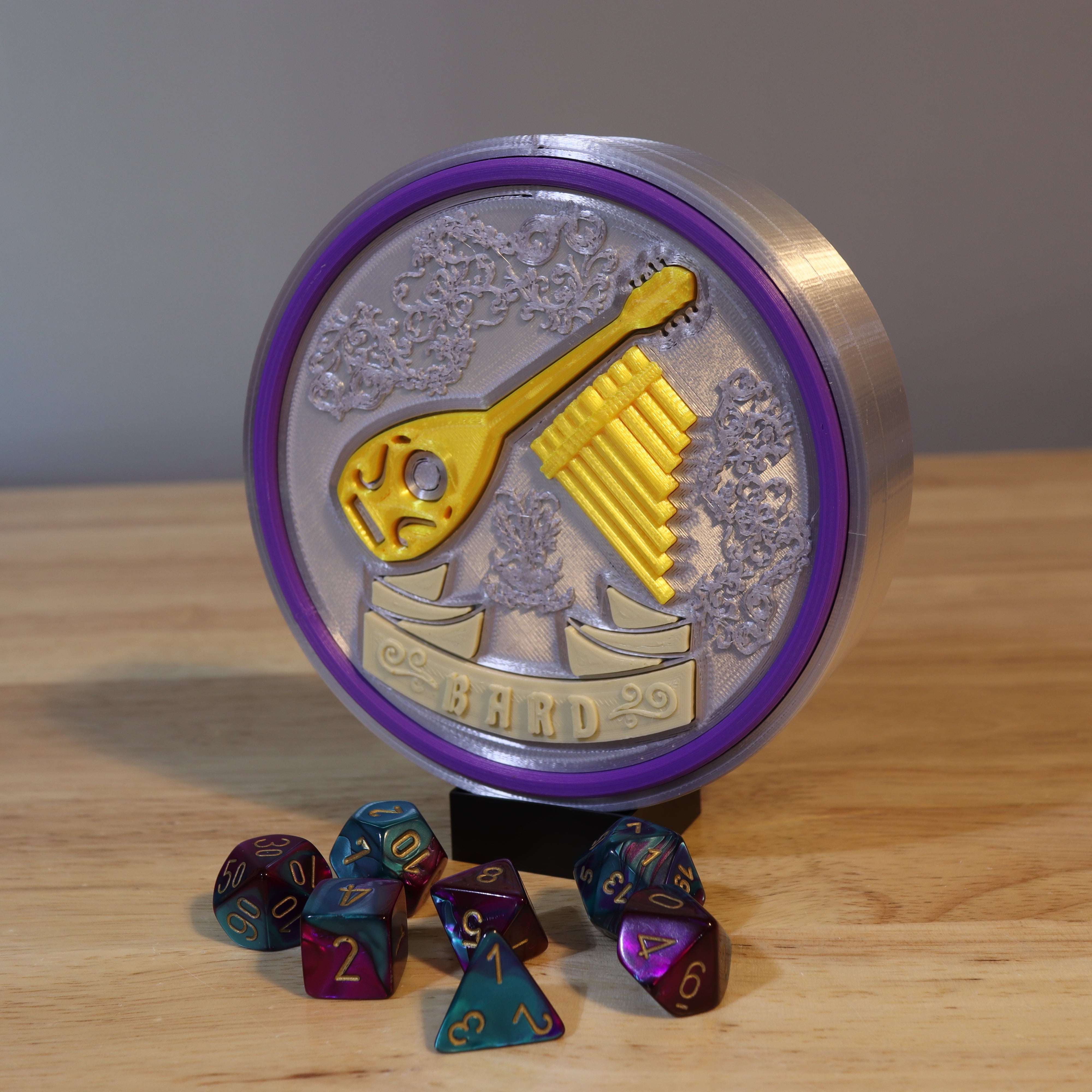 Bard DND Dice Holder STL (3D Print File)